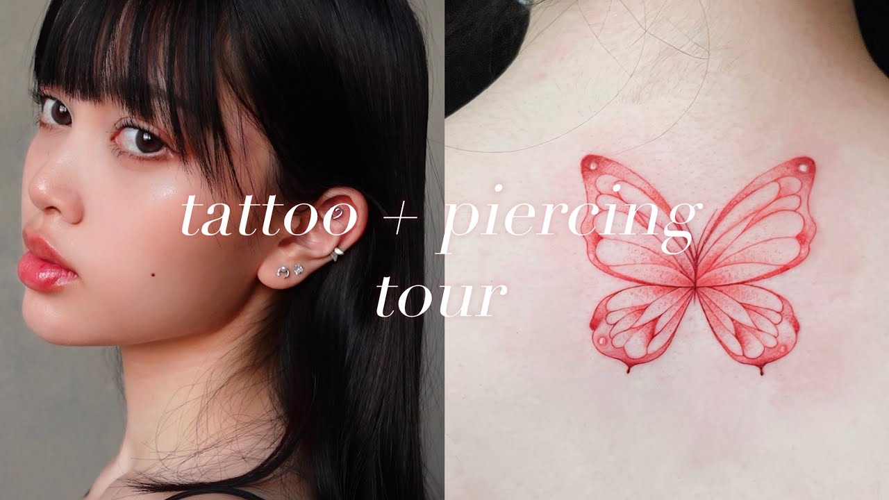 tattoo & piercing tour! how i choose them + what they mean to me - YouTube