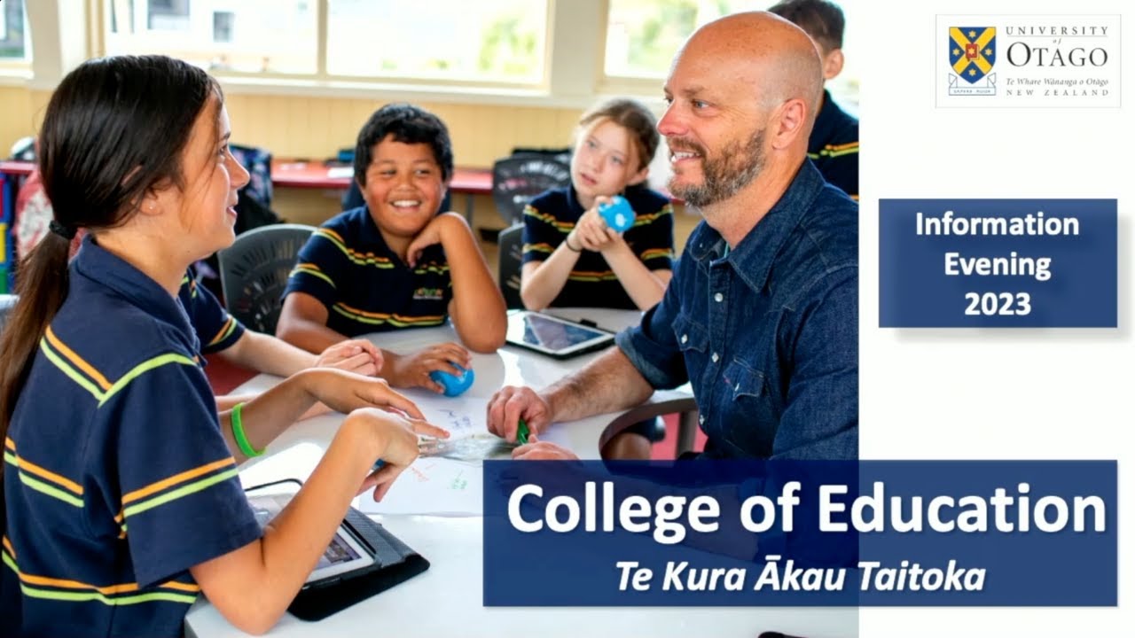 Te Kura Ākau Taitoka | College of Education Information Evening 2023 - YouTube