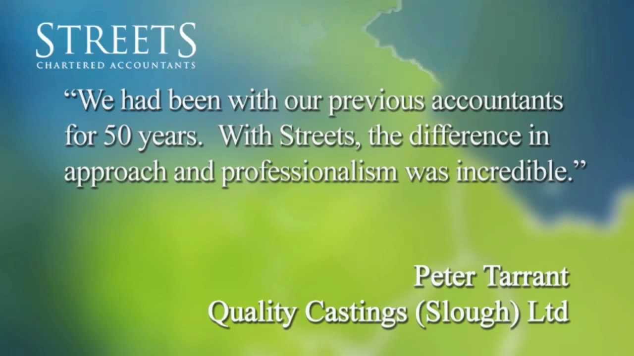Streets Chartered Accountants- The Difference We Make - YouTube