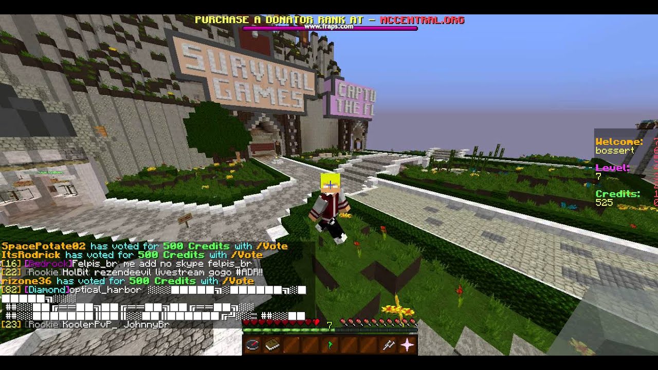 Server mc central ip na descrição - YouTube