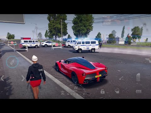 Ferrari LaFerrari sease by Madout 2 Police | Walkthrough Open World Game |