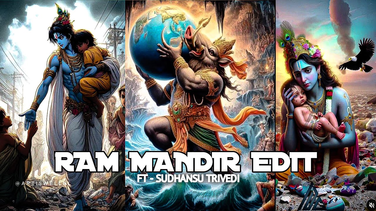 RAM MANDIR EDIT🔥 X ┃SUDHANSHU TRIVEDI ┃X ┃NARENDER MODI ┃ - YouTube