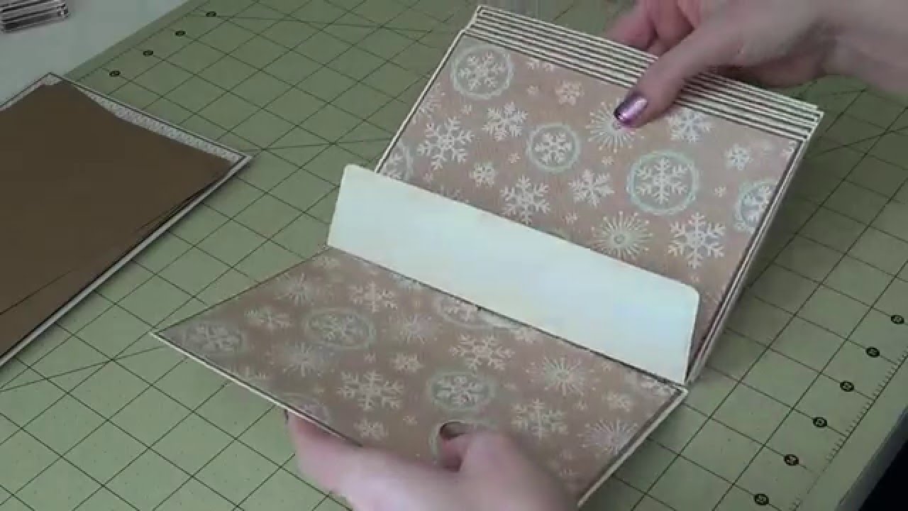 5x7 Envelope Mini Album - Part 3 - Assembly - YouTube