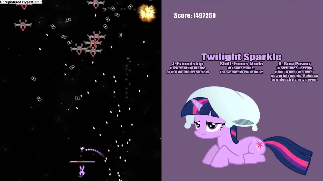 My Little Pony Bullet Hell Update 1.1 - YouTube