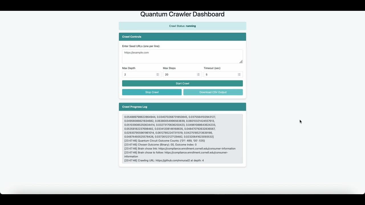 Quantum Web Crawler Using PyTorch and Qiskit - YouTube