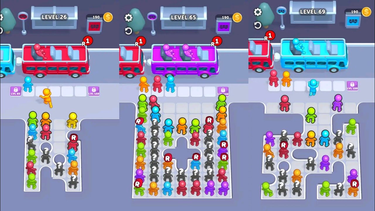 Bus Jam All Levels Gameplay Walkthrough Android IOS - YouTube