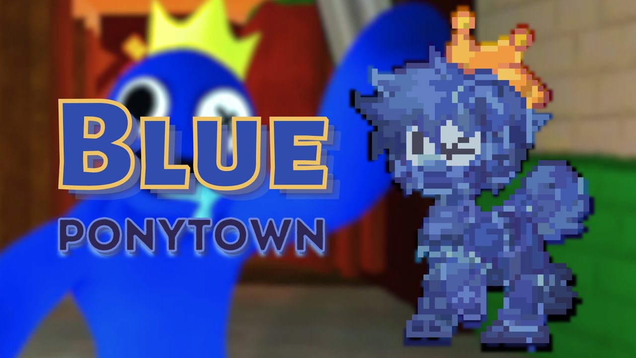 🧊) Blue RAINBOW FRIENDS : [ pony town skin ] - YouTube