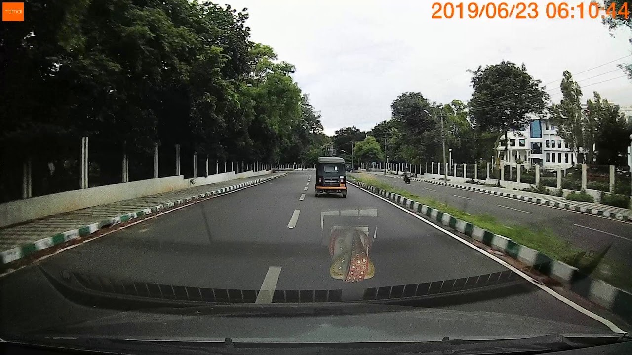 Mysore city view- beautiful road - YouTube