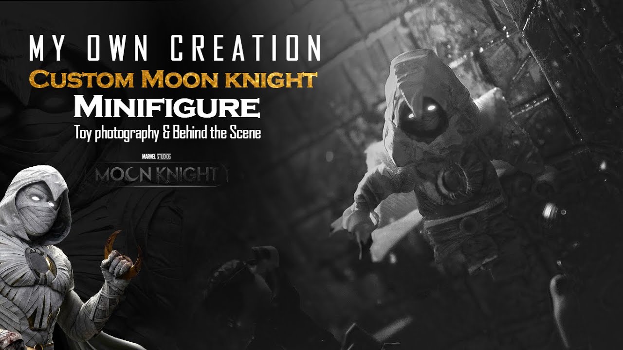 Moon Knight Custom Lego like my own creation Moon Knight figure marc ...