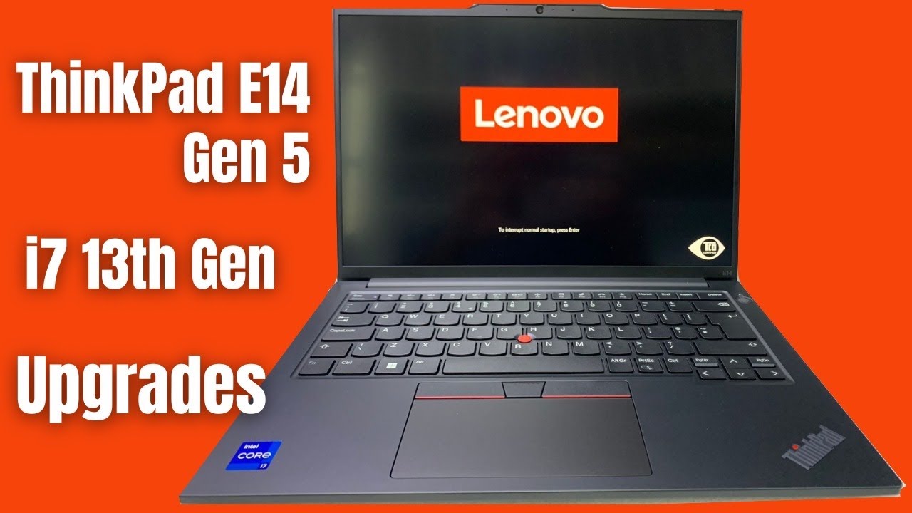 Lenovo ThinkPad e14 Gen 5 ram & ssd upgrade - YouTube