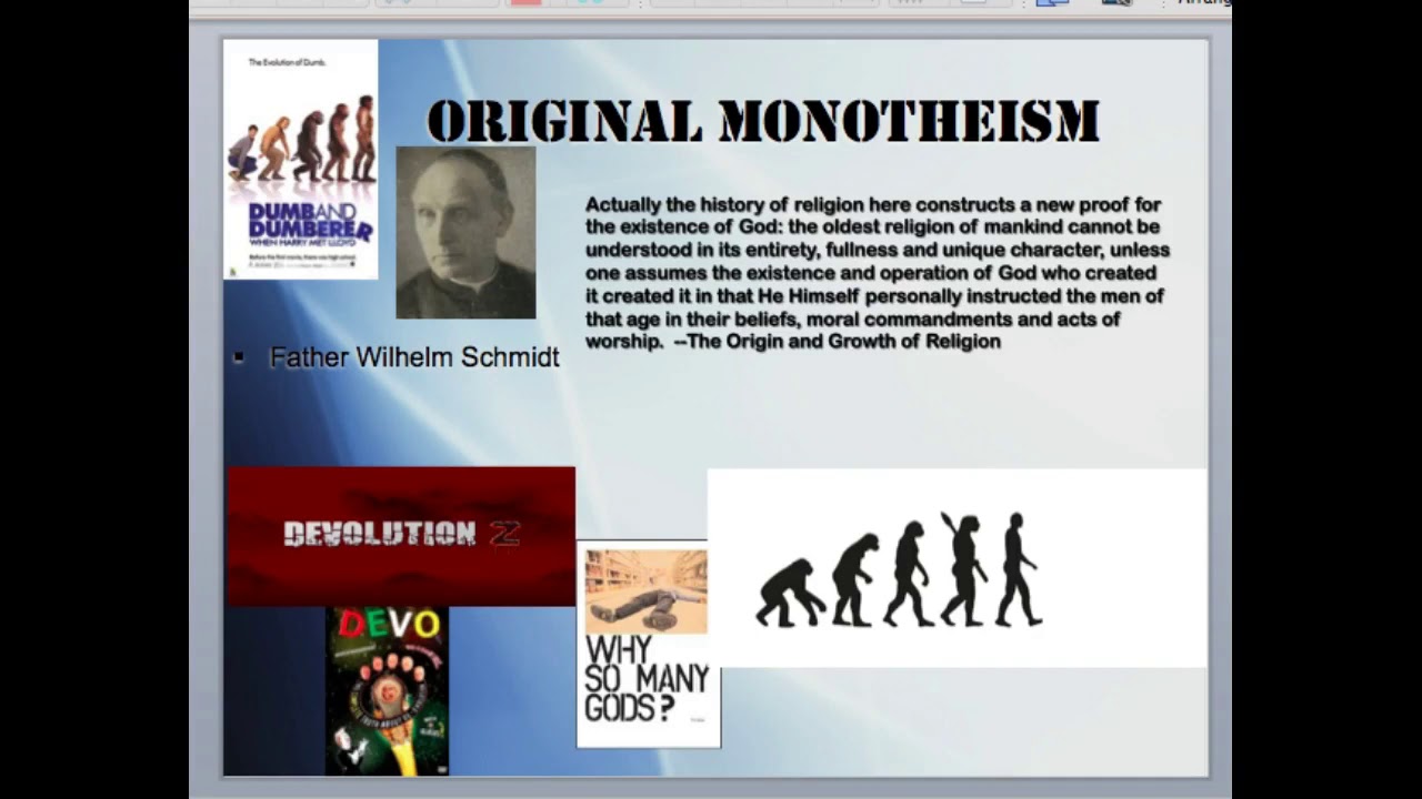 Original Monotheism - YouTube