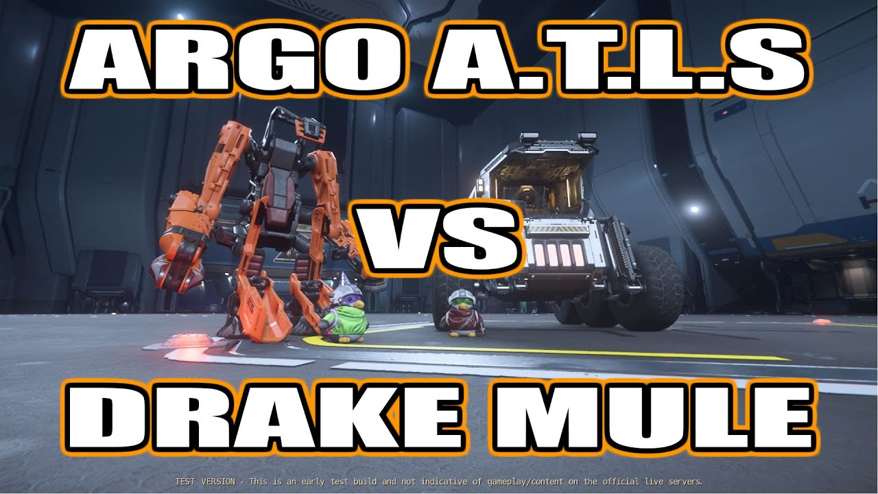 Argo ATLS vs Drake Mule - Star Citizen - 3.24 - #starcitizen - YouTube