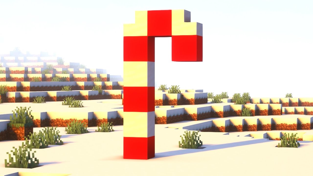How to make a Candy Cane in Minecraft - YouTube