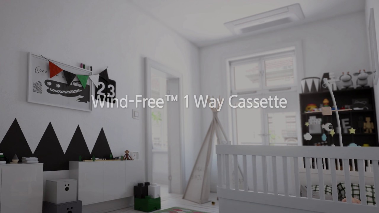 [SAMSUNG] Wind-Free TM 1Way cassette-short (삼성 무풍 1way 카세트) - YouTube