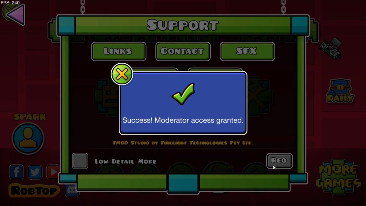 I got repromoted to Geometry Dash Moderator! - YouTube