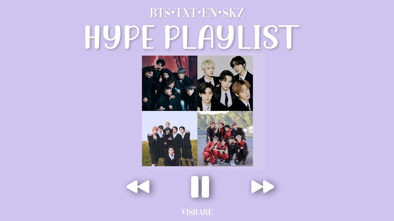 BTS, TXT, Enhypen, and Stray Kids ~ Hype Playlist - YouTube