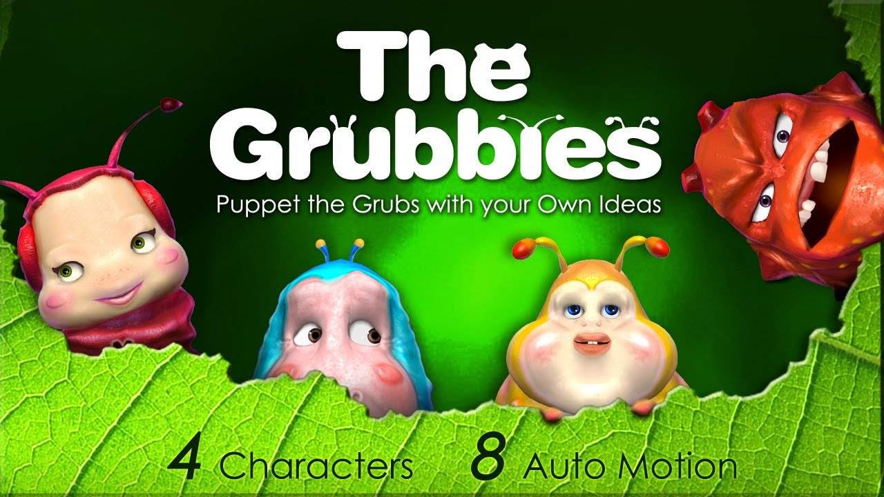 CrazyTalk Content - The Grubbies - YouTube