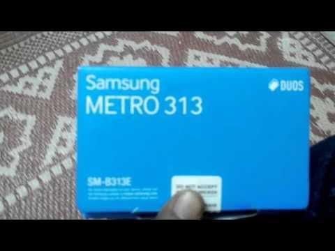 New samsung metro 313 sm-B313E review. - YouTube