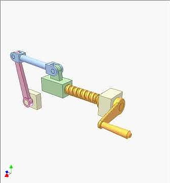 Nut-screw and bar mechanisms 1a - YouTube