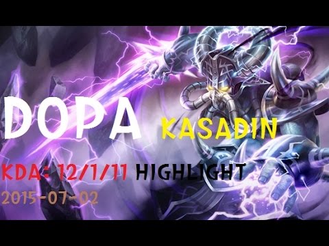 [lol]Korea Challenger Match League of Legends#10 Dopa Kasadin HIGHLIGHT - YouTube