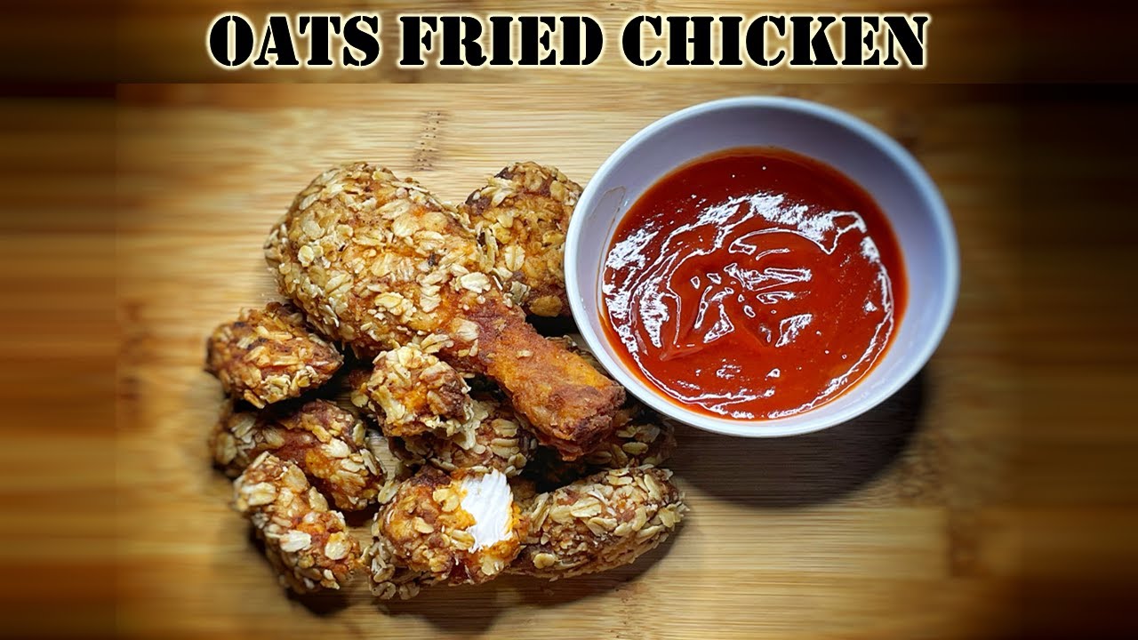 Easy Oats fried chicken recipe - YouTube