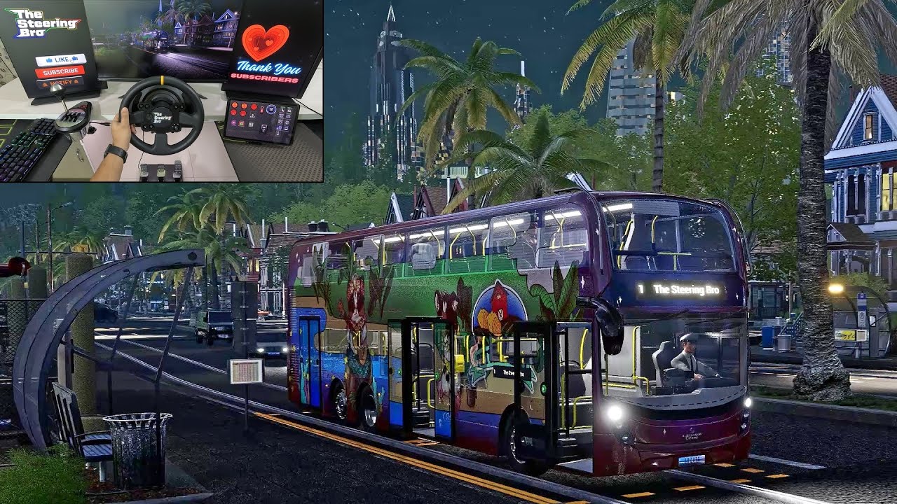 Bus Simulator 21 - Driving Double Decker Bus - Realistic Drive ...