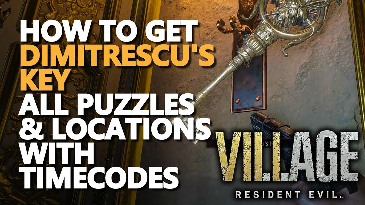 Dimitrescu's Key Resident Evil Village Location - YouTube