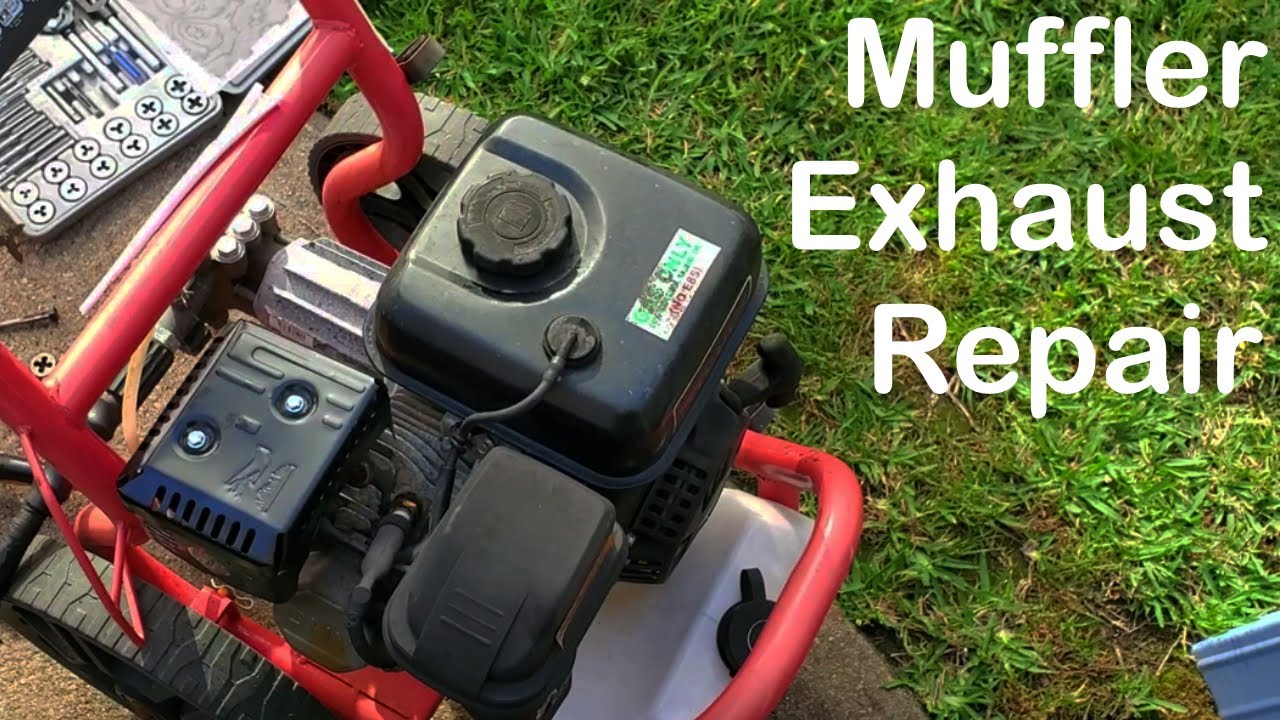 Muffler Exhaust Repair for 3100 PSI, 2.8 GPM, 6.5 HP (212cc) Pressure ...