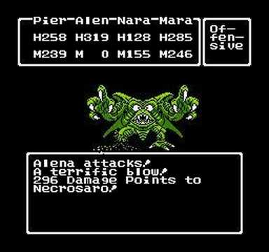 Dragon Warrior IV Final Boss - Necrosaro - YouTube