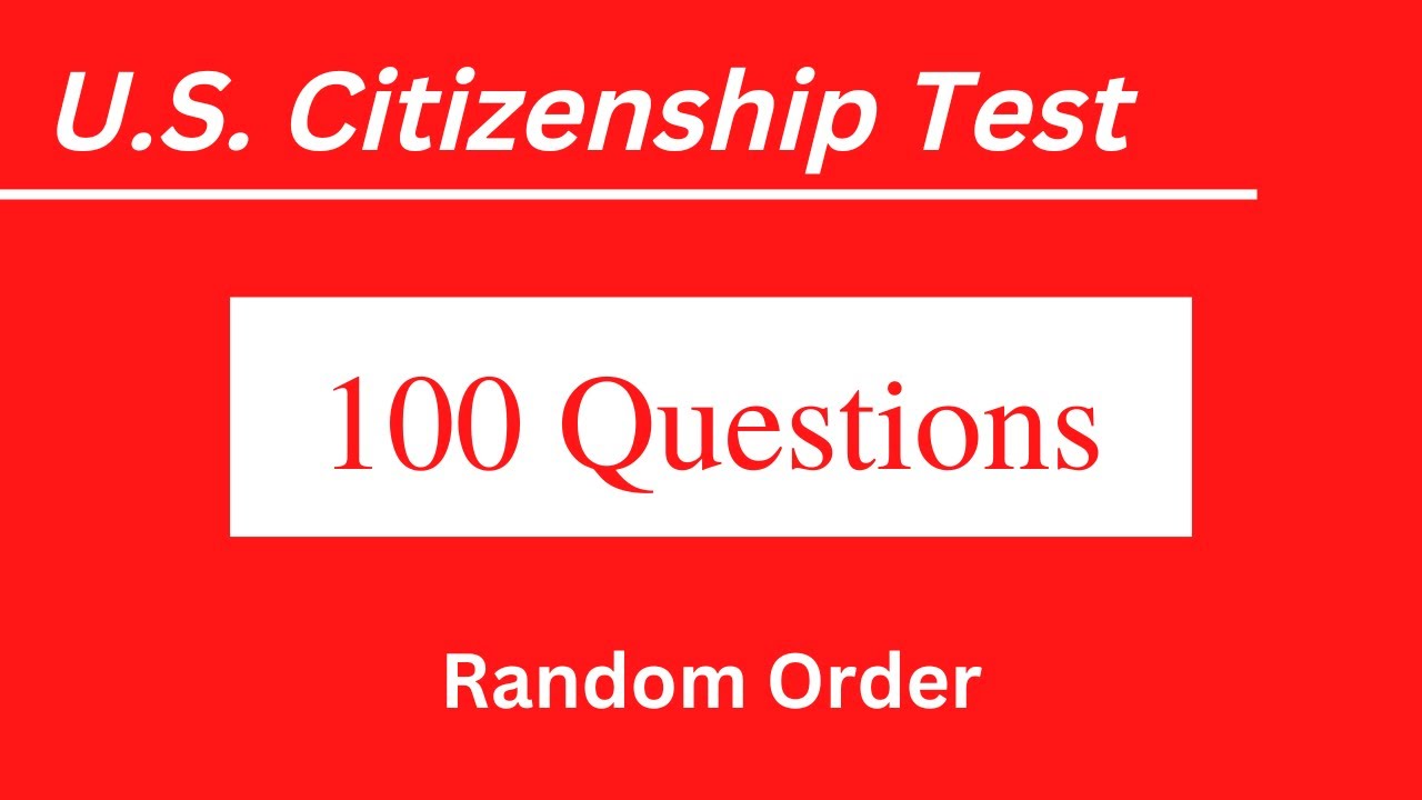 2022 USCIS Official 100 Civics Test Questions & Answers | US ...