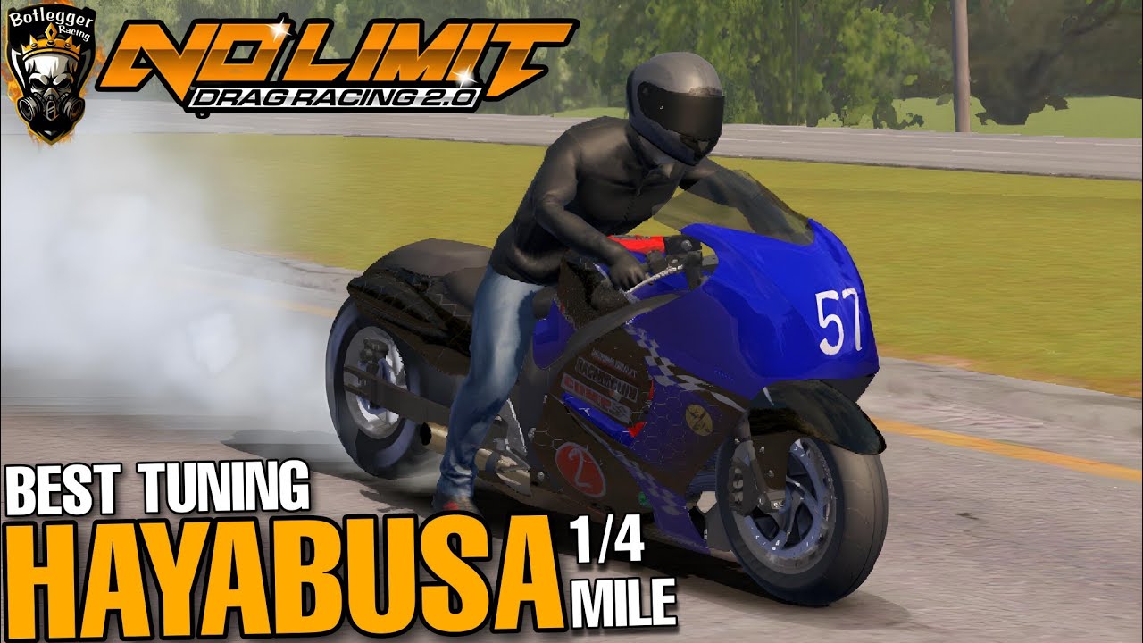 Suzuki Hayabusa Turbo x Nitrous Tuning 1/4 Mile No Limit Drag Racing 2 ...