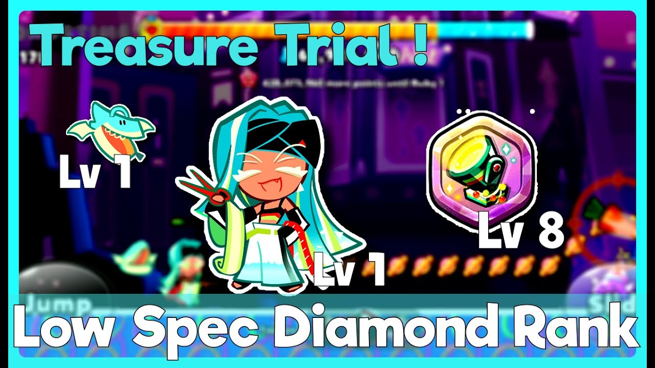 Fashionista Spotlight's Treasure Trial Low Spec Diamond - Cookie Run ...