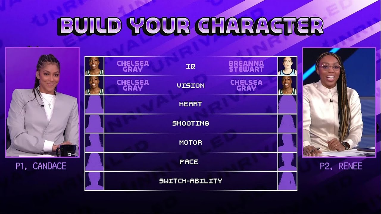 Candace Parker & Renee Montgomery build their character | Unrivaled women's basketball - YouTube