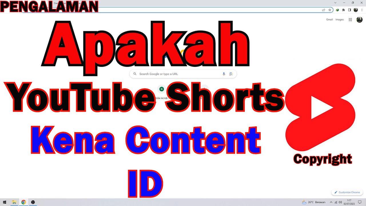 Apakah YouTube Shorts Kena Content ID atau Hak Cipta (Copyright) - YouTube
