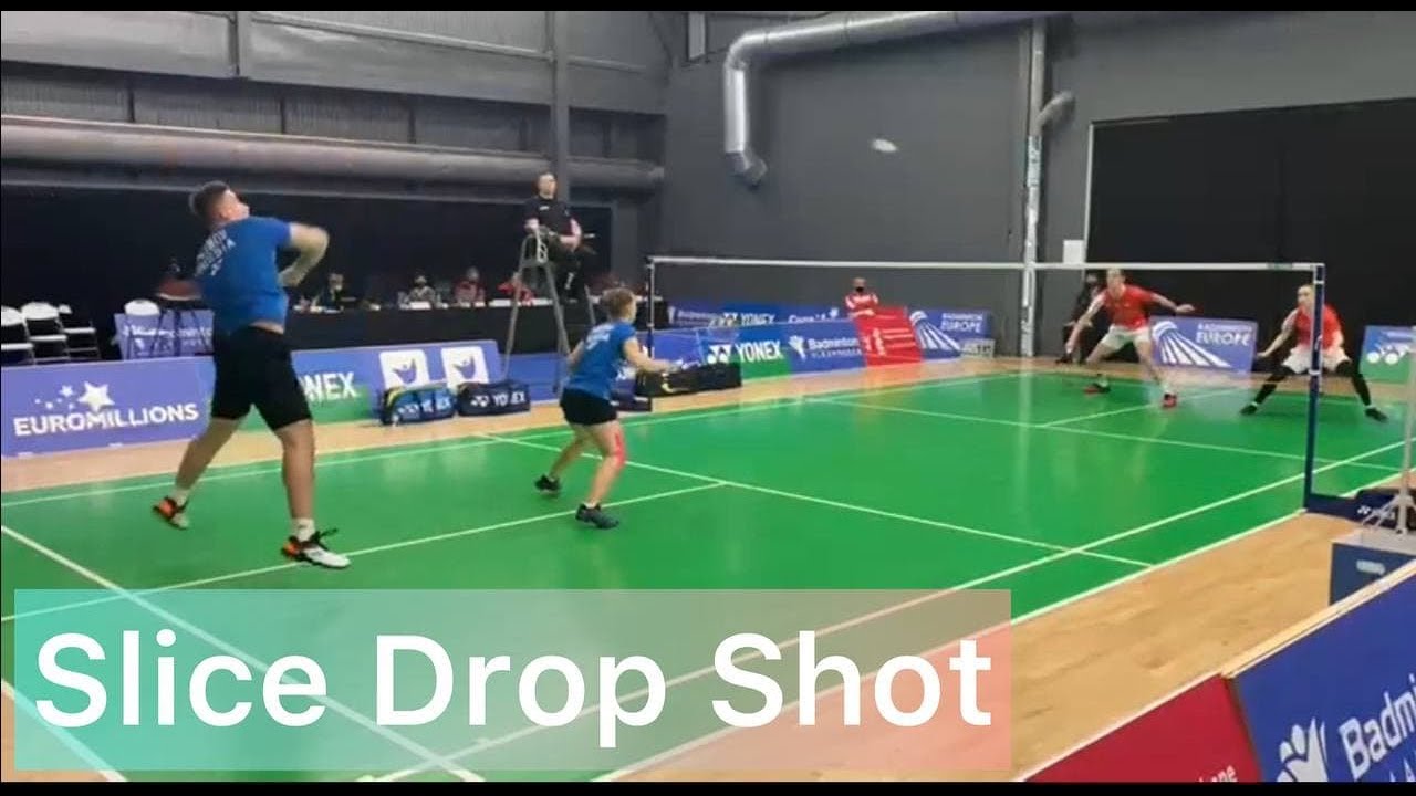 Slice Drop Shot In Mixed Doubles ALIMOV DAVLETOVA 2021 European slice-drop-shot-in-mixed-doubles-alimov-davletova-2021-european