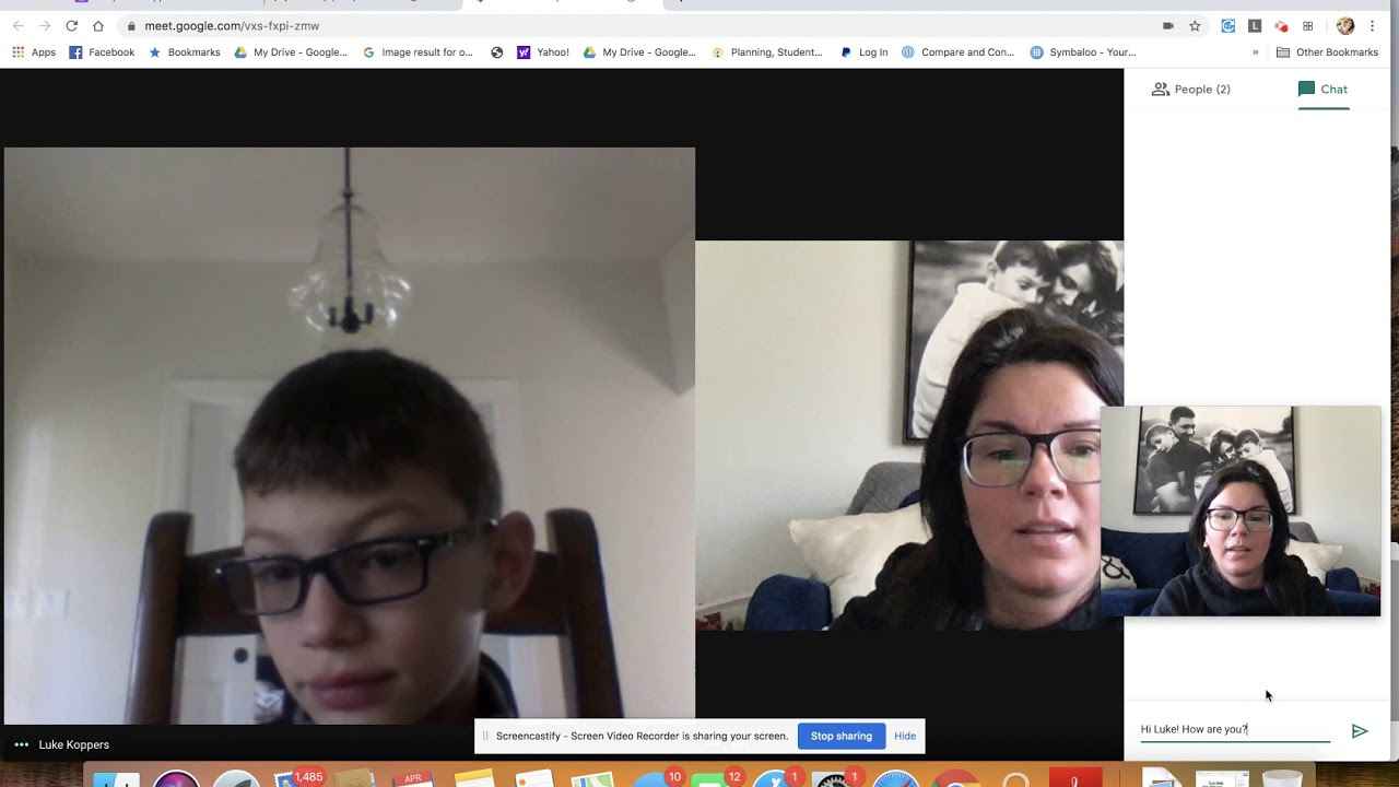 Using Google Meet Chat Feature - YouTube