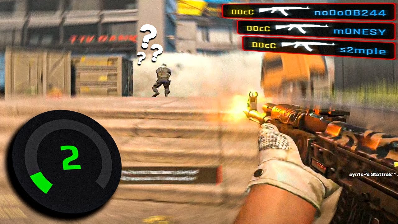 D0cC vs 2 LVL FACEIT BOSS in CS2 - YouTube