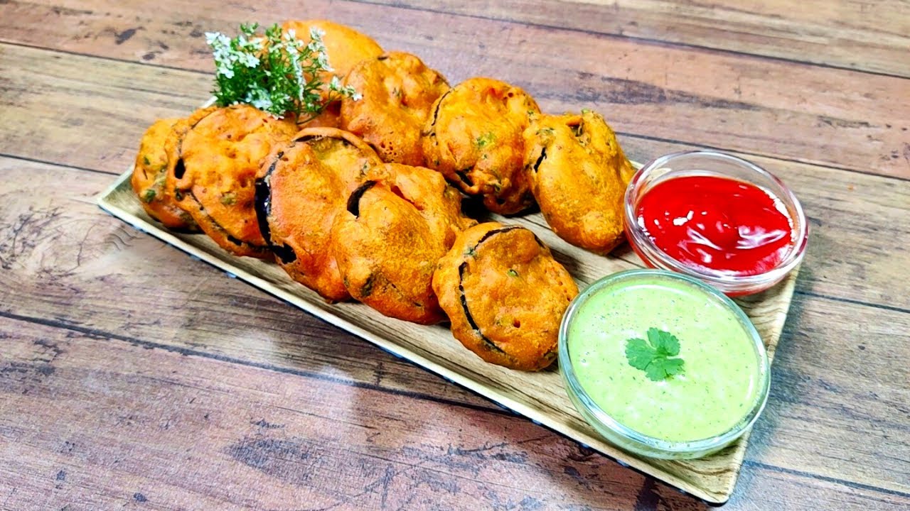 Baingan Pakora Recipe in Hindi | बहुत ही ज्यादा आसान और टेस्टी क्रिस्पी ...