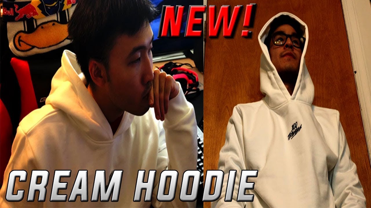 NEW* 100 Thieves Cream Hoodie Unboxing/OVerview - YouTube