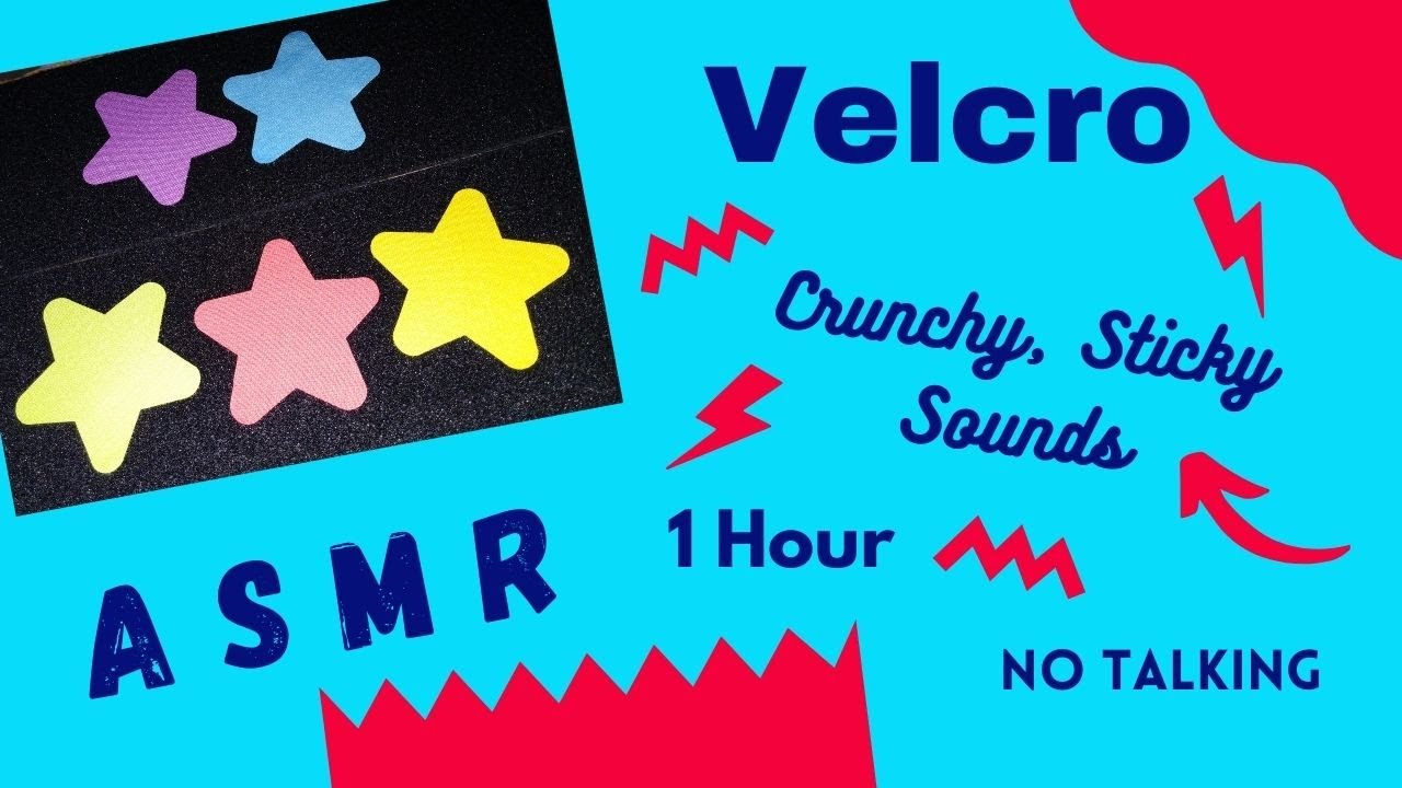 ASMR Crunchy Velcro Ripping Sound Effect ~ No Talking | One Hour ...