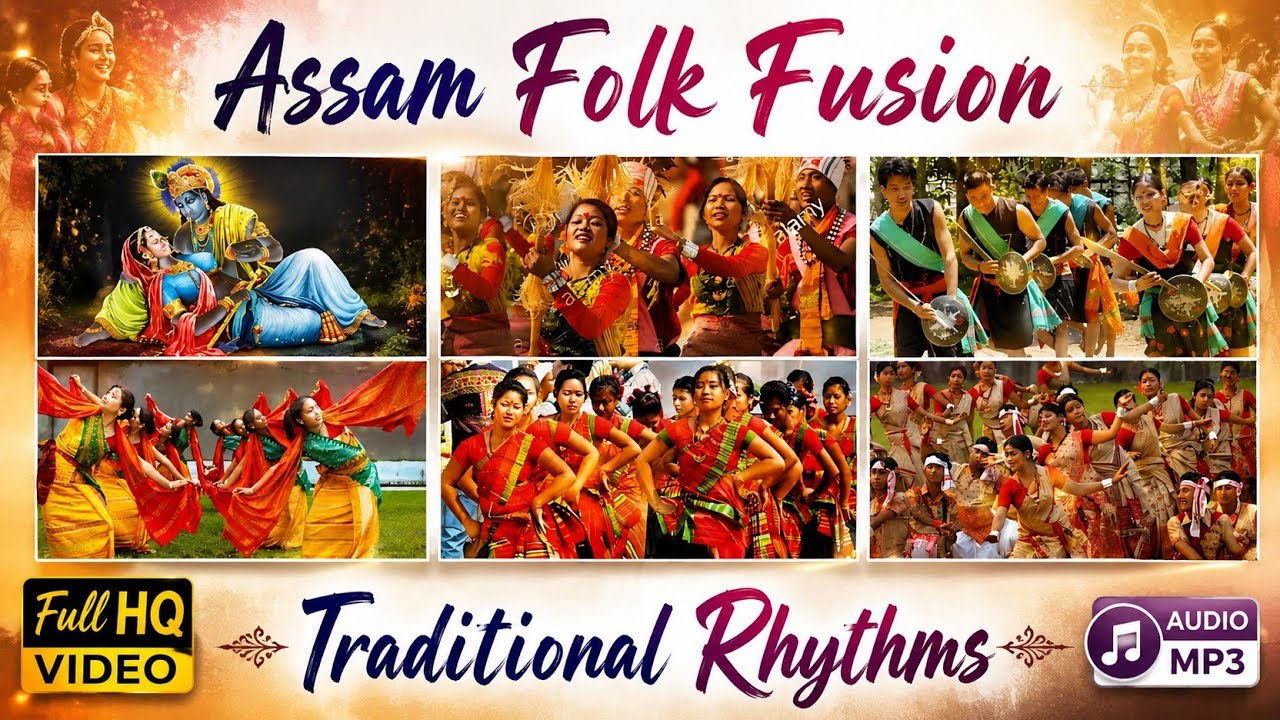Assam Folk Fusion | Traditional Rhythms | By Sumir Dewri Damlong ...