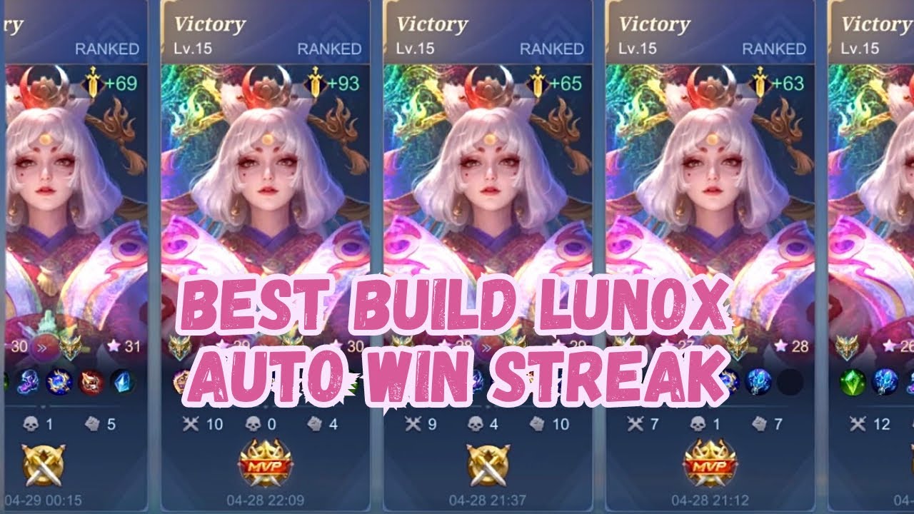 BUILD LUNOX INI BIKIN WS 15 KALI 🔥 BEST BUILD LUNOX TERSAKIT 2024 ...