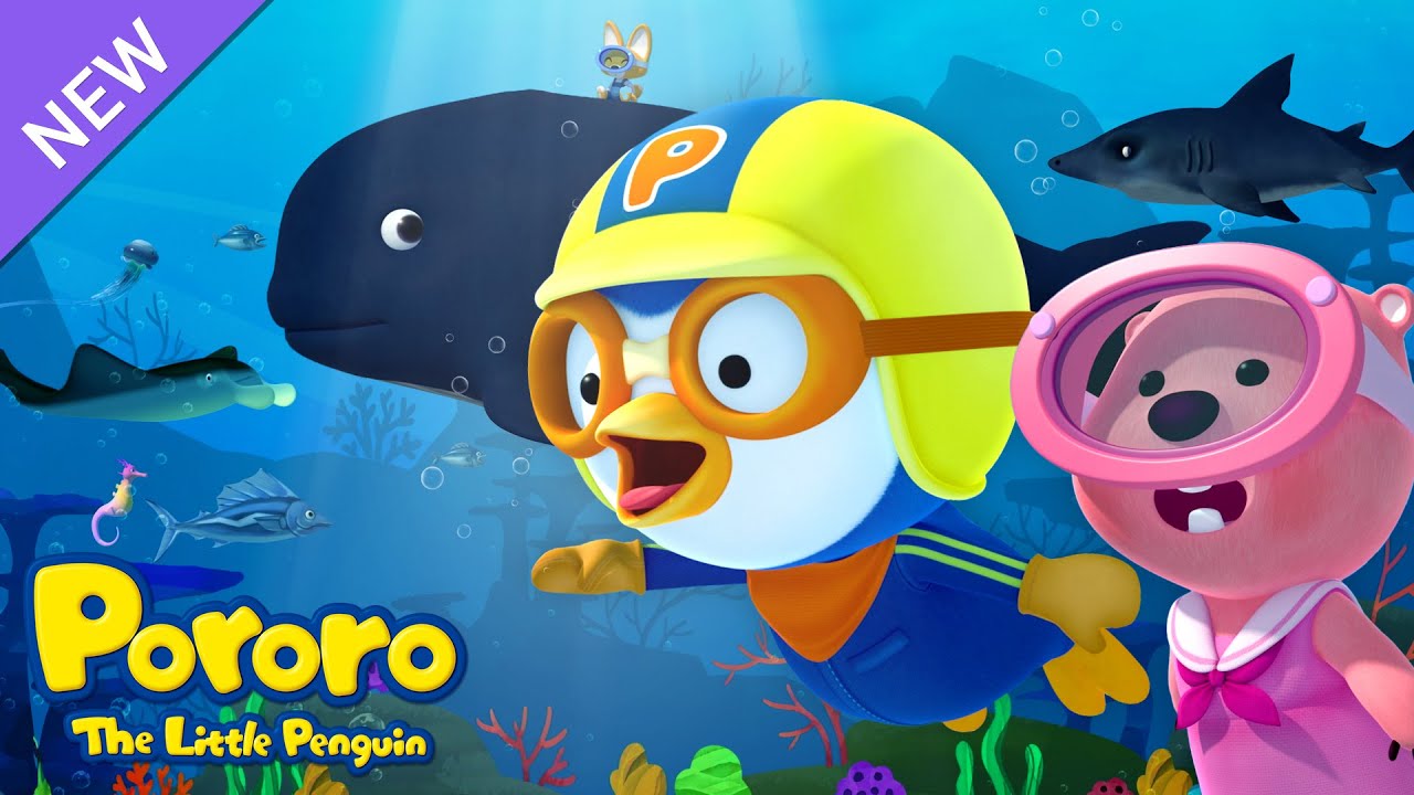 Pororo Adventure to Treasure Castle | with Shark Friends | Song for ...