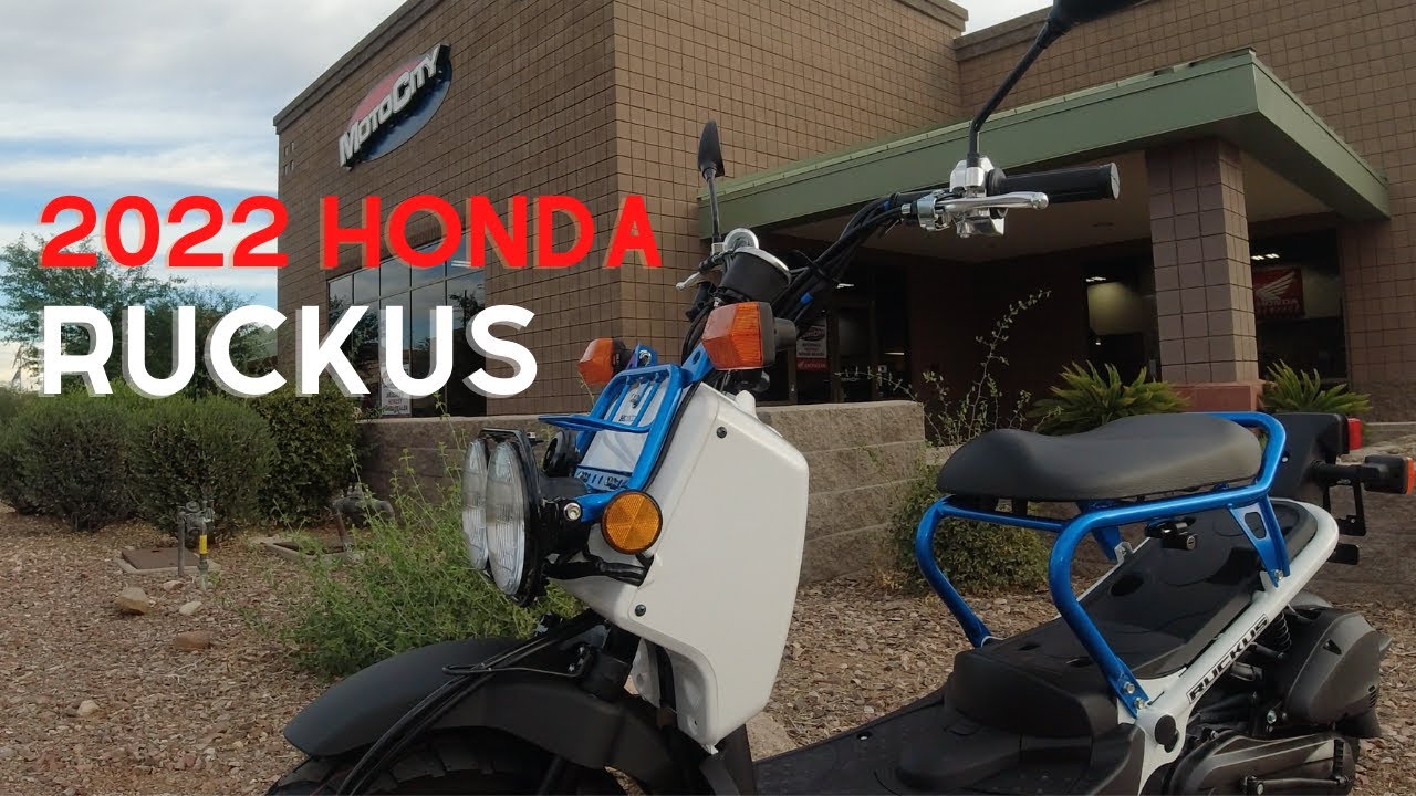 2022 Honda Ruckus 49cc Scooter Review of Specs, Features + Walkaround ...