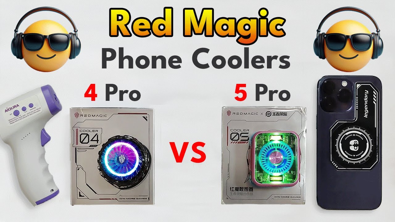 Best Gaming Cooler? Red Magic Magnet Cooler 4 Pro vs Red Magic Cooler 5 Pro Full Comparison ...