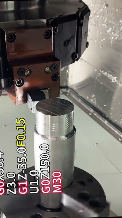 Lathe processing reticulation tutorial CNC lathe processing program - YouTube