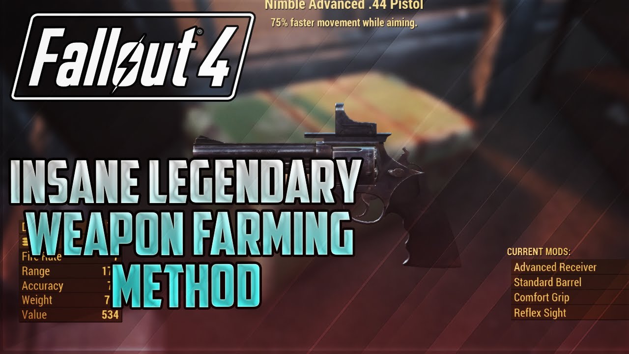 Fallout 4 legendary weapons farming - loxahell