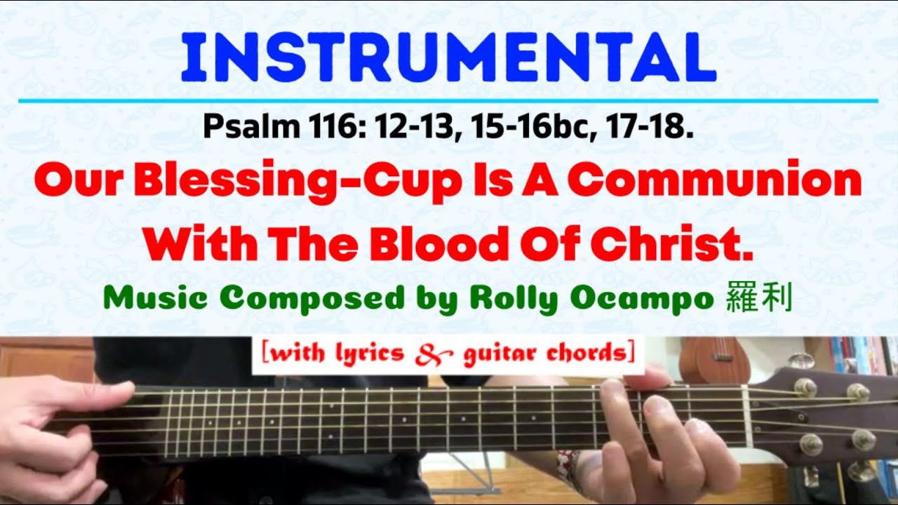 [INSTRUMENTAL] for 28 March 2024 Holy Thursday Mass | Psalm 116: Our ...