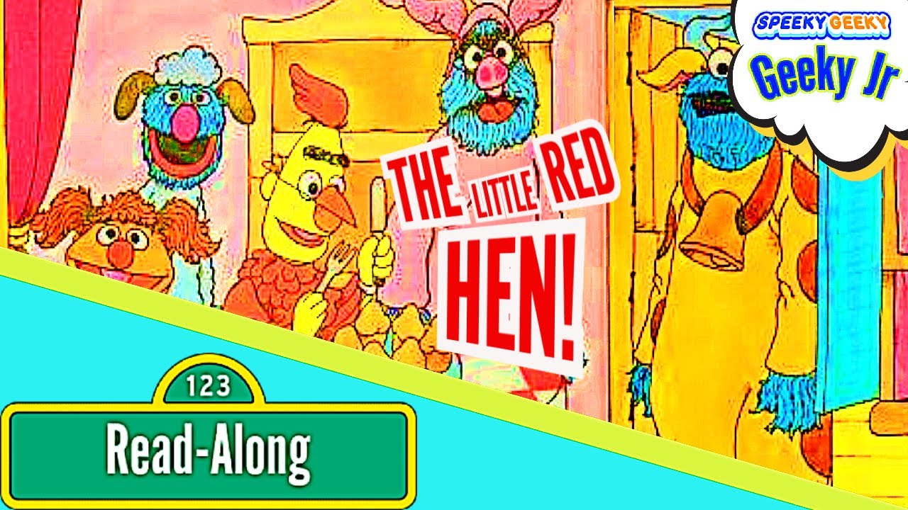 Sesame Street ~ THE LITTLE RED HEN Bert and Ernie ~ Kids books Read ...