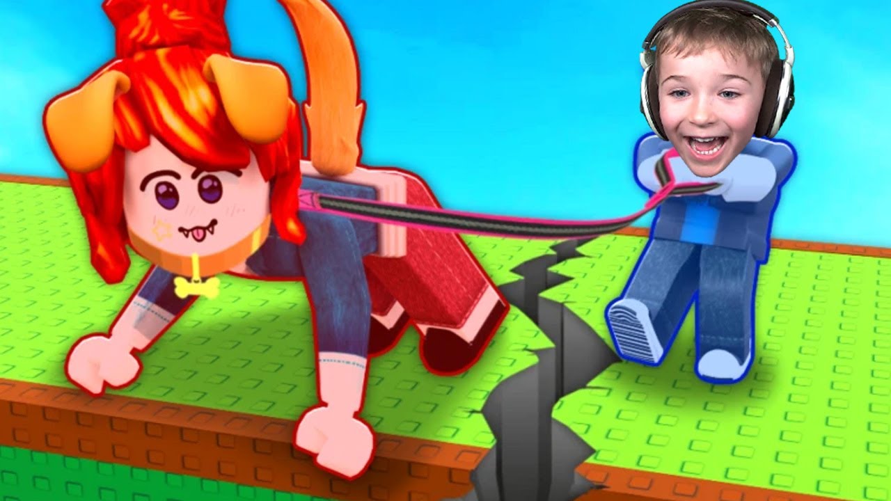 WALK DOG TILL THE END in MOST FUNNY ROBLOX 2 PLAYER OBBY! - YouTube